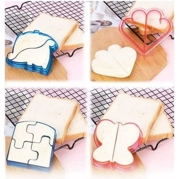 WWS-Sandwich Cutters for Kids,Includes 4 Sandwich Cutters,Each Bread ...