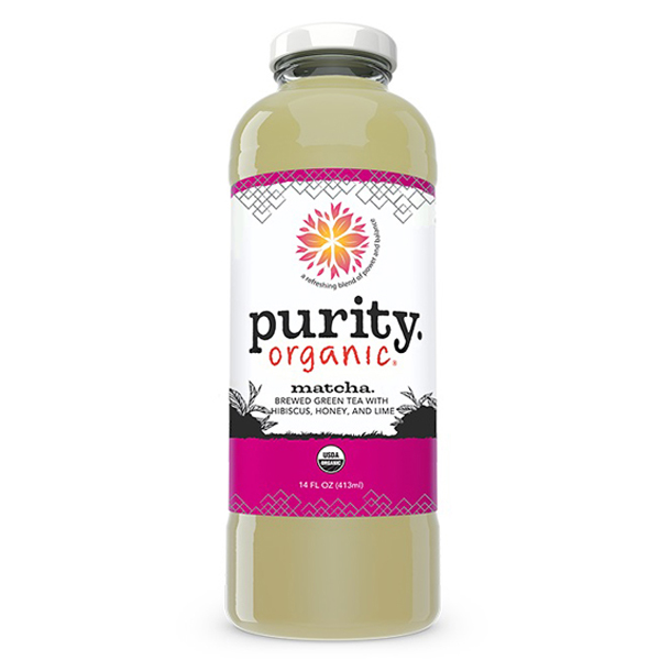 Purity Organic Matcha Brewed Green Tea with Hibiscus, Honey and Lime 14 ...