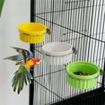 Bird Feeding Bowl Cups Water Birds Bowl Cup with Clamp Birdcages ...