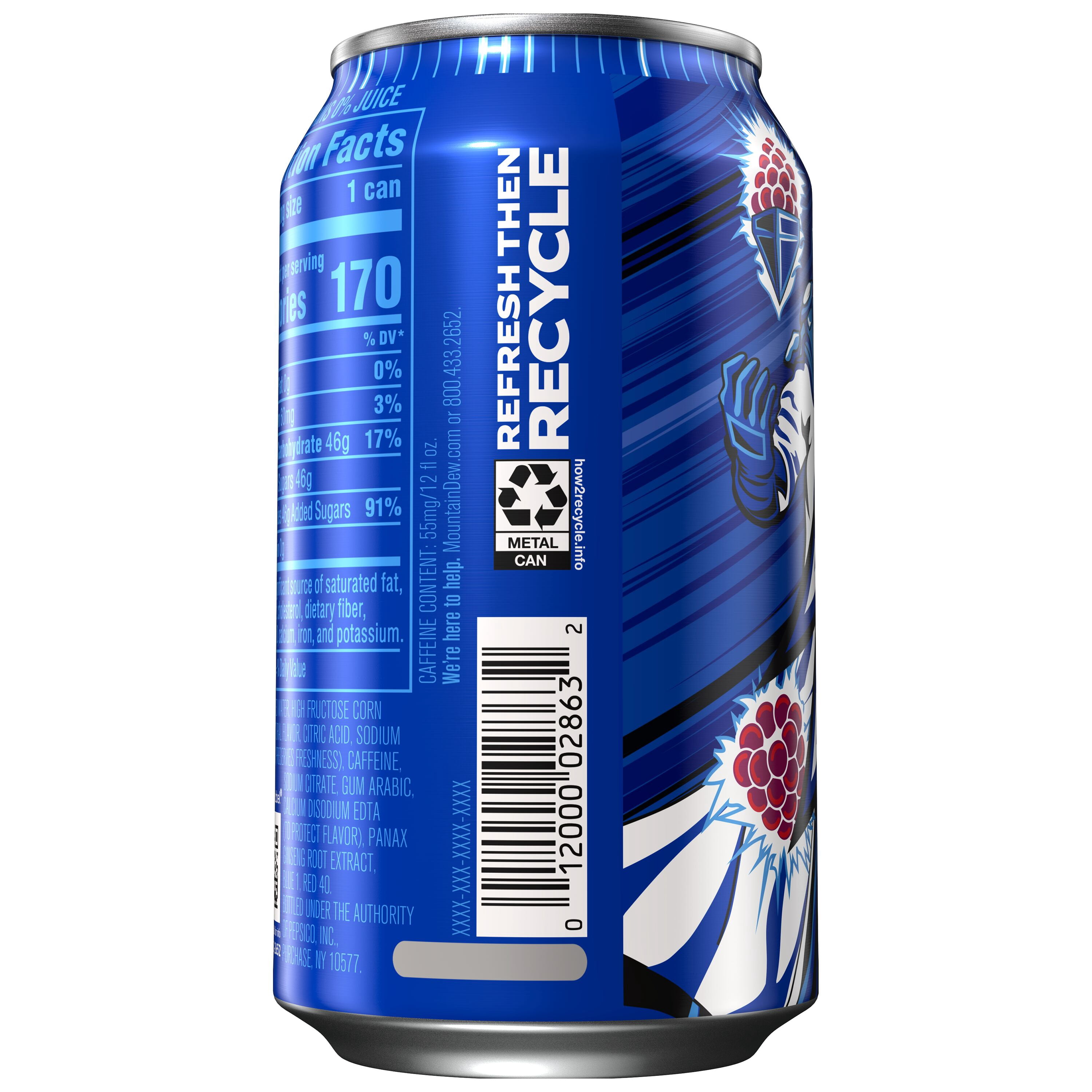 Mountain Dew Voltage Can