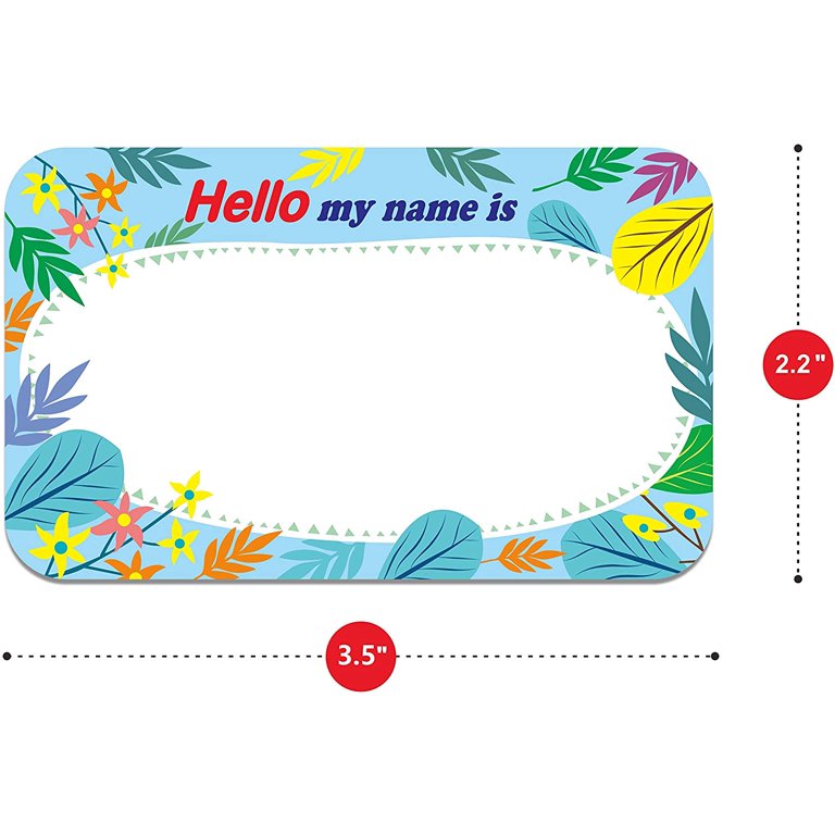 Name Tag Design For School