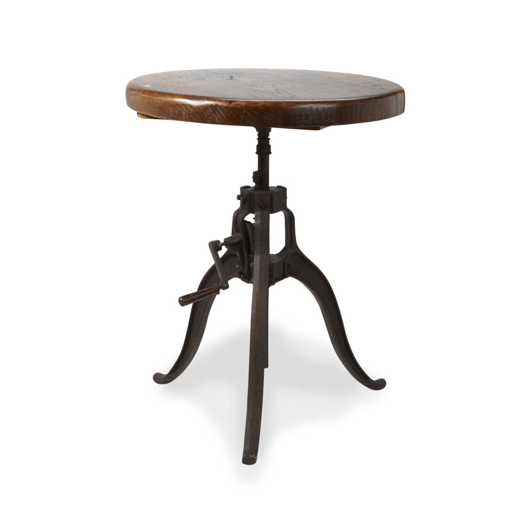 Crank Adjustable Pedestal Table - Walmart.com