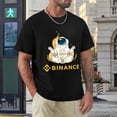 Binance Men's Cotton Short Sleeve HD Print Tee for Casual T-Shirt Crew ...