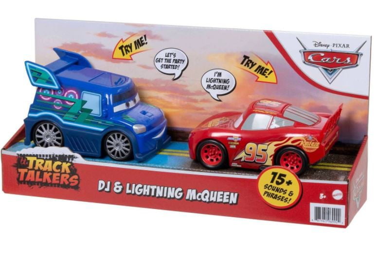 Disney / Pixar Cars Track Talkers DJ & Lightning McQueen Vehicle 2-Pack - Walmart.com