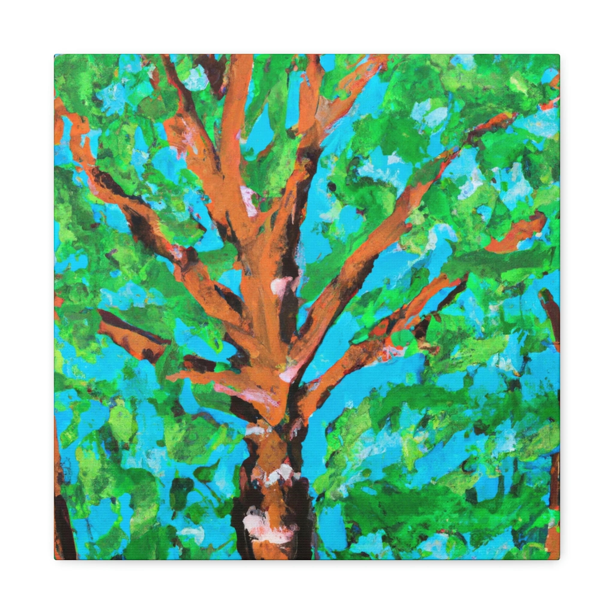 Beech Tree Expressionism - Canvas - Walmart.com