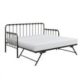 Lexicon Constance Twin Size Daybed with Trundle, Full Metal Frame and ...