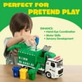 Joyin Recycling Garbage Truck Toy for Boys, Assembly Friction-Powered ...