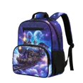 Aplkyhs Backpack for Students 12-18 Galaxy Train Durable Lightweight ...