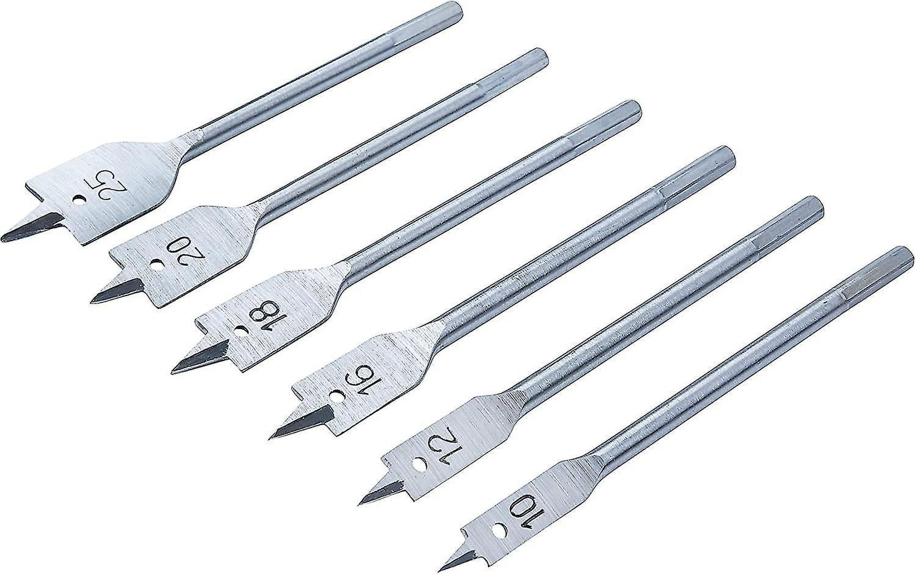 Juego de 6 brocas planas para madera (10-25 mm) | Walmart en línea