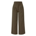 Byhong Women Wide Leg Pants For Women Work Business Casual High Waisted