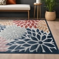 Beverly Rug Outdoor/Indoor Area Rug, Multicolor/Beige, 9'x12' Patio ...
