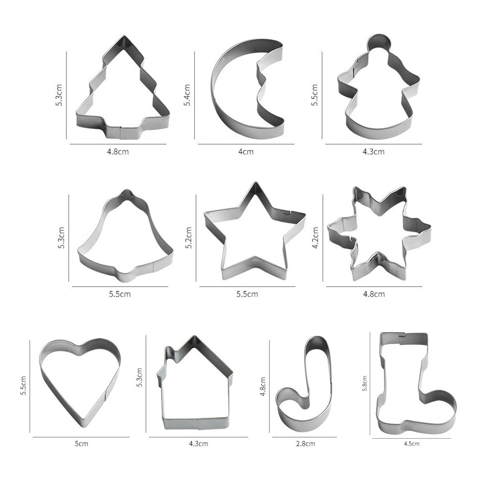 Click here for Egnmcr Cake Mold Christmas 3d Cookie Molds 10 Piec... prices