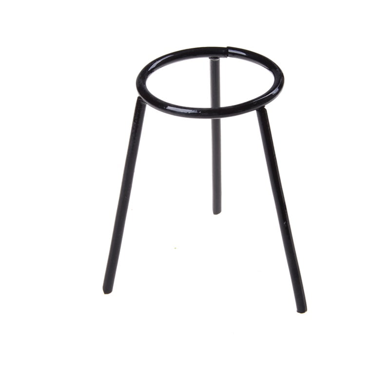 Lab Bunsen Burner Iron Support Stand/Alcohol Lamp Tripod Holder 13cm ...