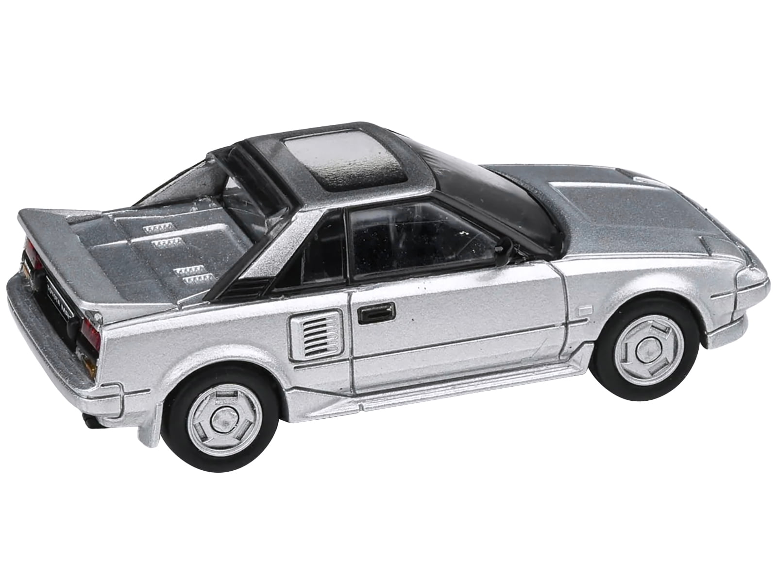 Diecast 1985 Toyota MR2 MK1 Super Silver Metallic with Sunroof 1/64 ...