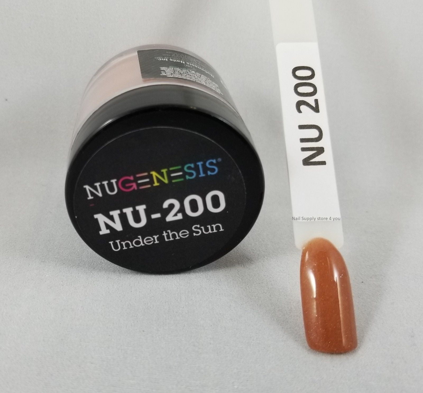 NUGENESIS Nail Color Dip Dipping Powder 1oz/jar - NU200 UNDER THE SUN ...
