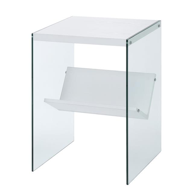 SoHo End Table - White - Walmart.com