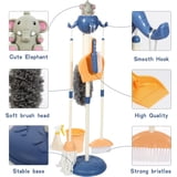 Children's Broom Mop Dustpan Playset, Real Stand Housekeeping Pretend ...