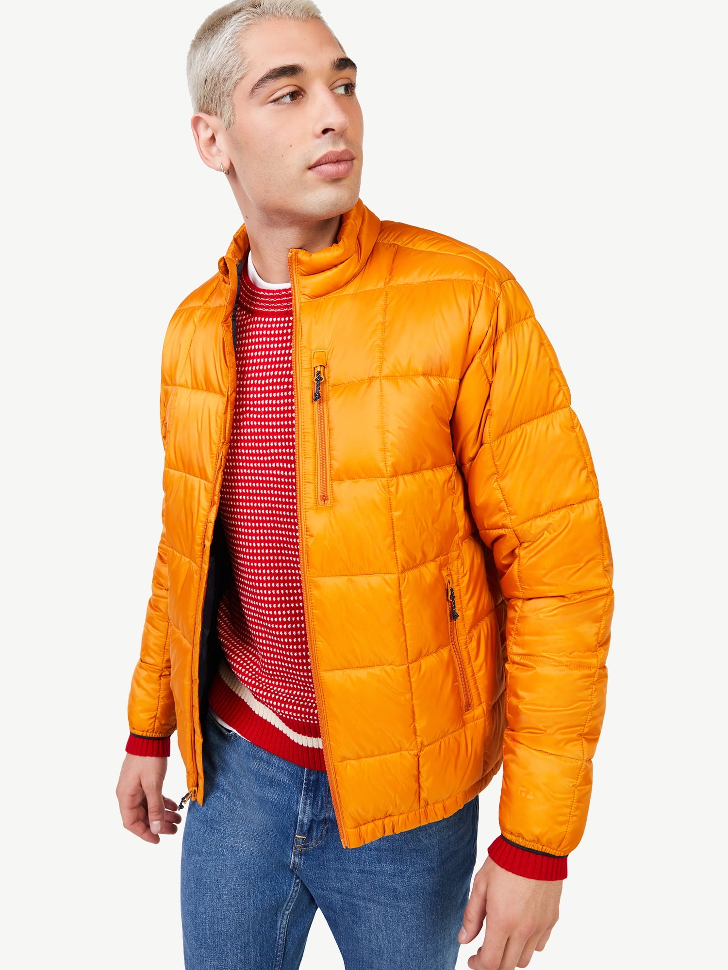 Free Assembly Men's Box Quilted Jacket - Walmart.com