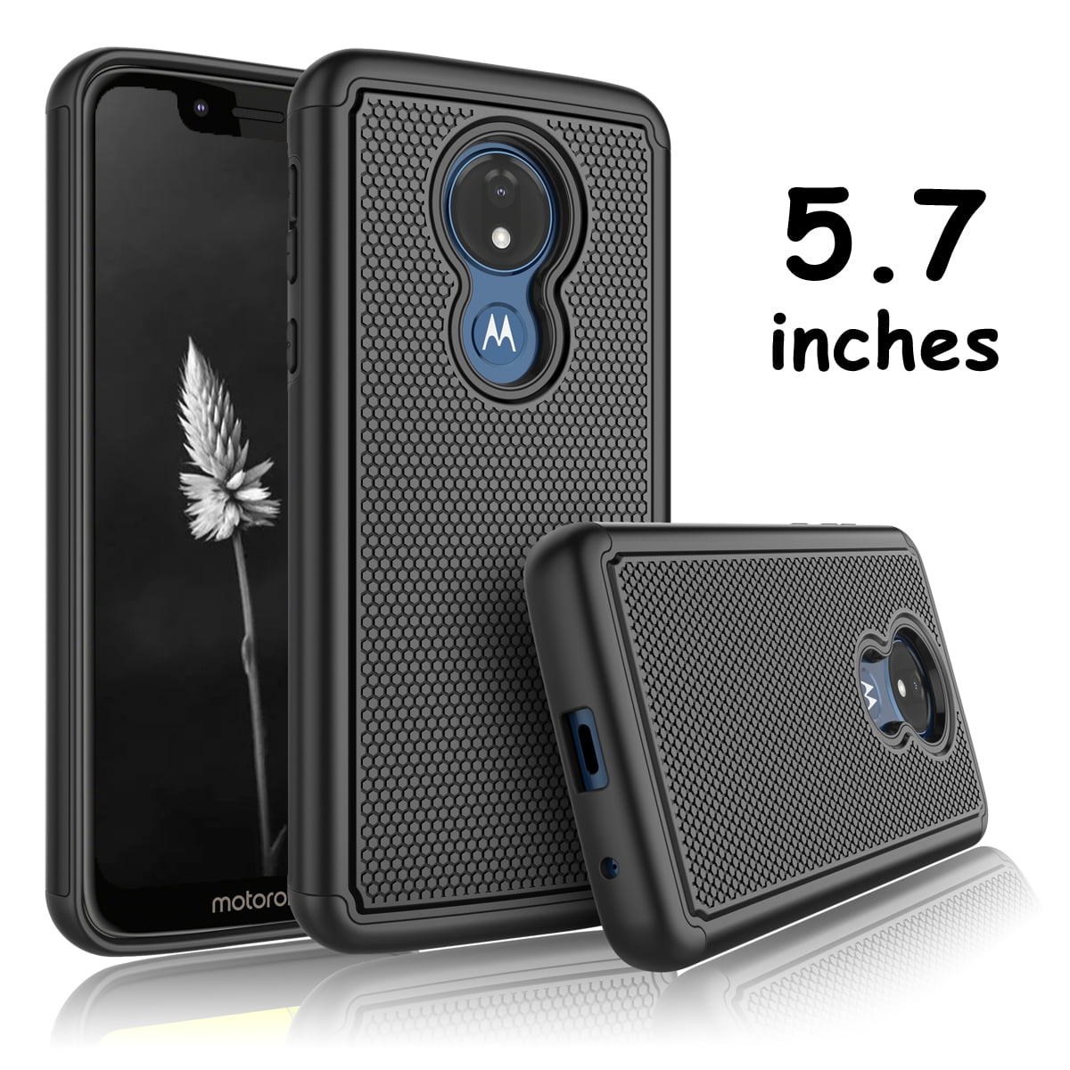 Moto G7 Play Case, T-Mobile Revvlry/Moto G7 Optimo (XT1952DL) Sturdy ...