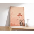 Affixzi Minimalist Japanese Iris Poster - Botanical Wall Art in Asian ...