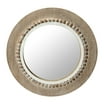 Creative Co-Op Round Wood Framed Wall Mirror, Natural - Walmart.com