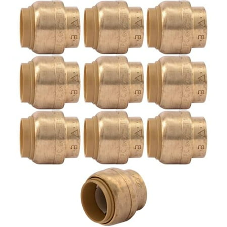 SharkBite U514LFCP End Cap, Push-to-Connect, Plastic PEX Tubing, Copper ...