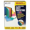 C-Line Colored Polypropylene Sheet Protector, Assorted Colors, 2", 11 x ...