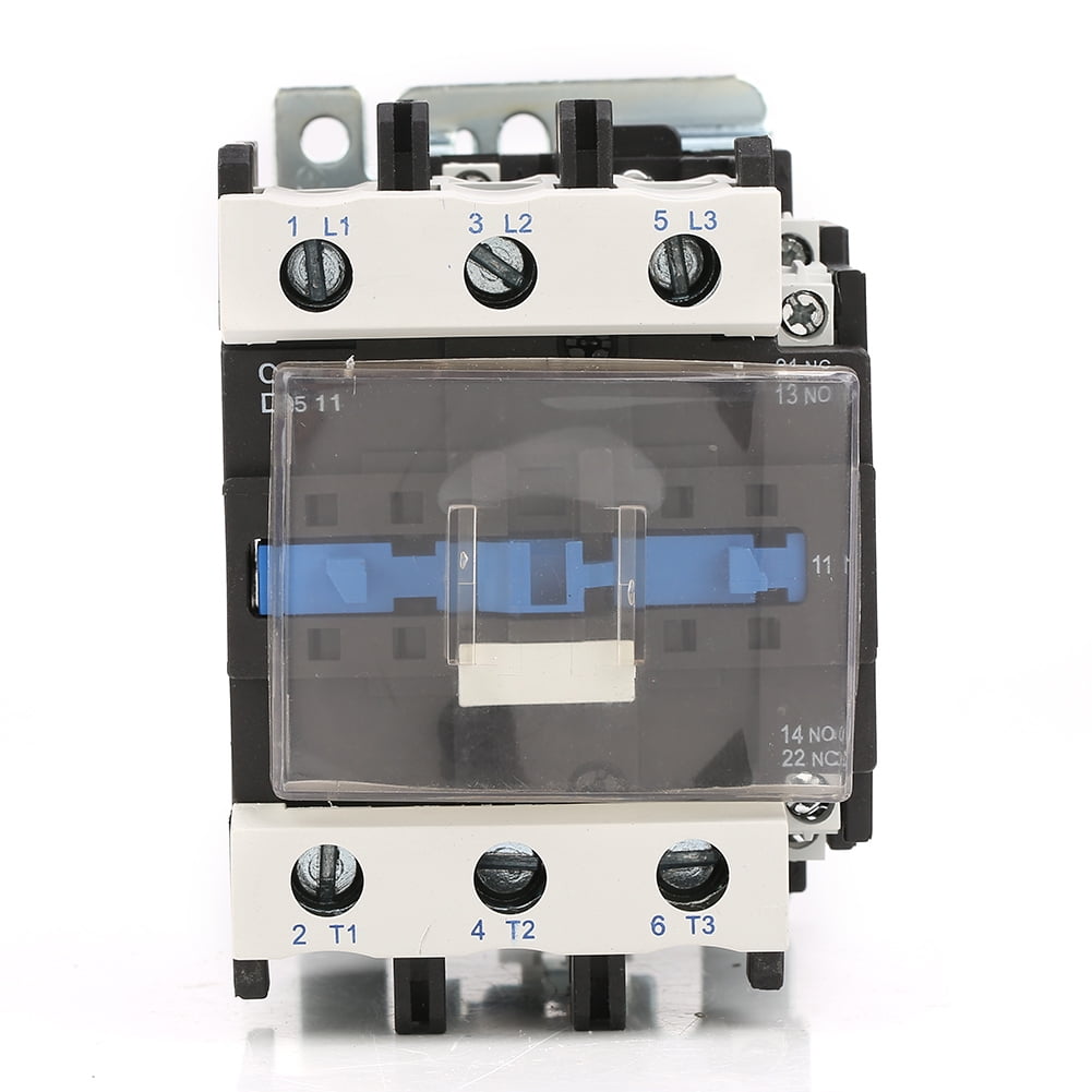 Contactor de CA, Contactor eléctrico Industrial 220V 95A de CA de Alta sensibilidad CJX2-9511 ...