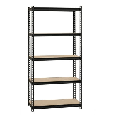 Iron Horse 3200 Riveted Steel Shelving 5-Shelf Unit, 18D x 36W x 72H ...