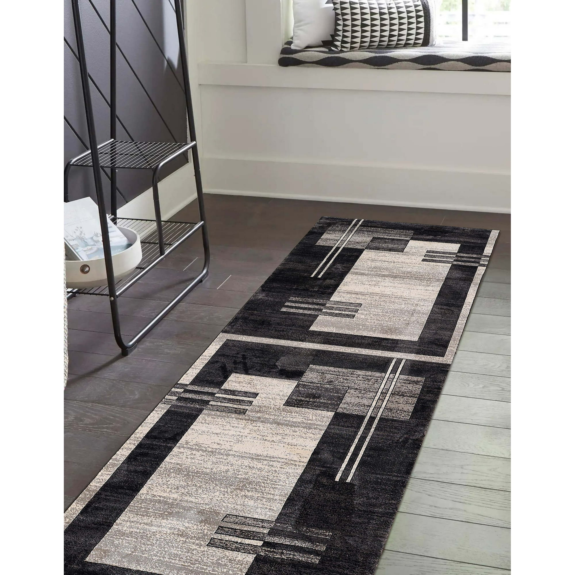 Ecarpet Sorelle Contemporary Runner Rug For Living Room  Bedroom  Dining Room  Entrance  Hallway And More. 2 Ft. X 8 Ft.