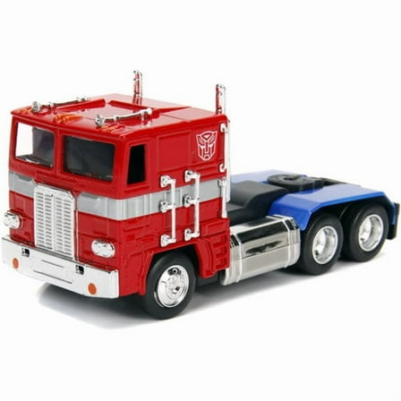 Jada Toys G1 Optimus Prime Truck, Transformers Diecast Collectible ...