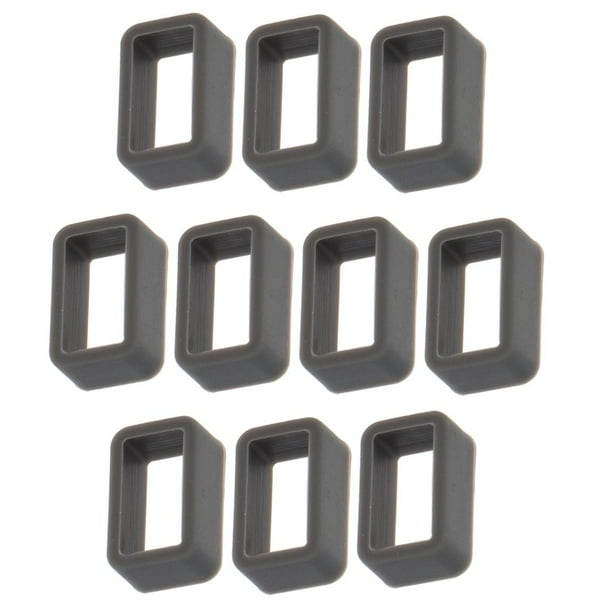 10 Pieces Silicone Rubber Watch Small Loop Holder Locker Keeper 10mm ...