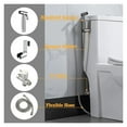 Toilet Companion Bidet Spray Gun Set, High Pressure Booster Nozzle ...