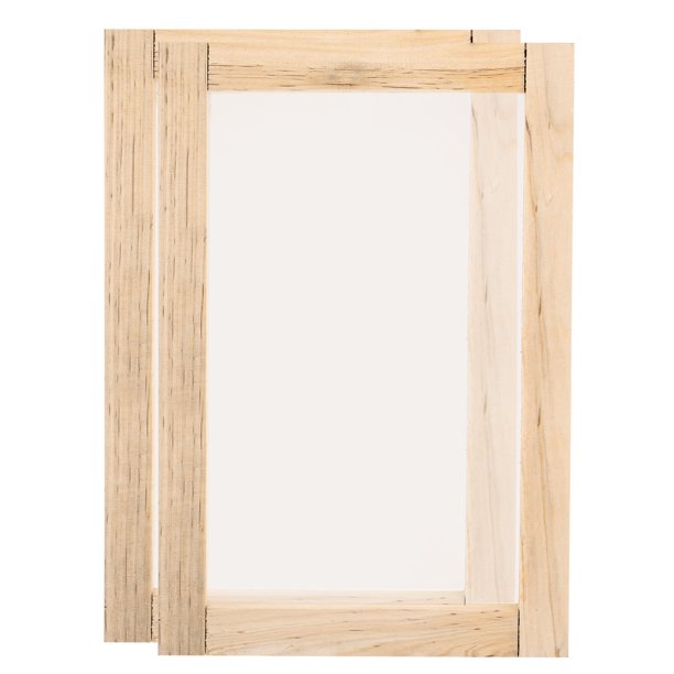 Silk Screen Printing Frame Kit 36x24cm Wooden with 120 Mesh, 2 Pieces ...