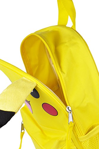 Pokemon Big Boys Plush Pikachu 16" Backpack with Wired Ears, Yellow ...