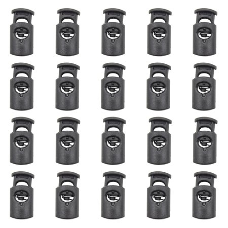 IUYYPU 20pcs Toggle Cord Lock Home Practical Spring Loaded Single Hole ...