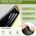 Wide Black Shelf Liner Roll, Peel and Stick Non Slip Cabinet Liner 13.8 ...