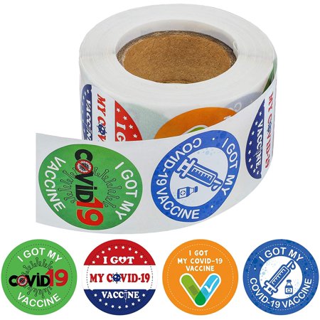 500 Pieces I Got My Vaccine Stickers 1.5 Inch Round Public Health ...
