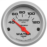 AUTO METER 4437 2-5/8IN WATER TEMP, 100- 250F, SSE, ULTRA-LITE ...
