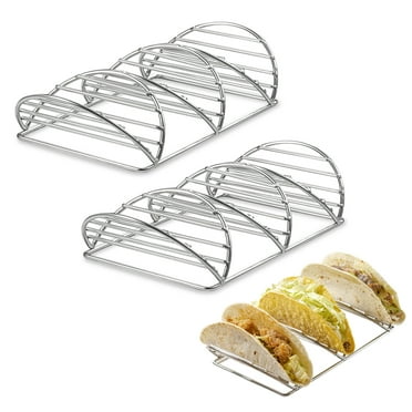 Bico Blue Talavera Ceramic Taco Holder, Taco Stand Rack Tray, Microwave ...