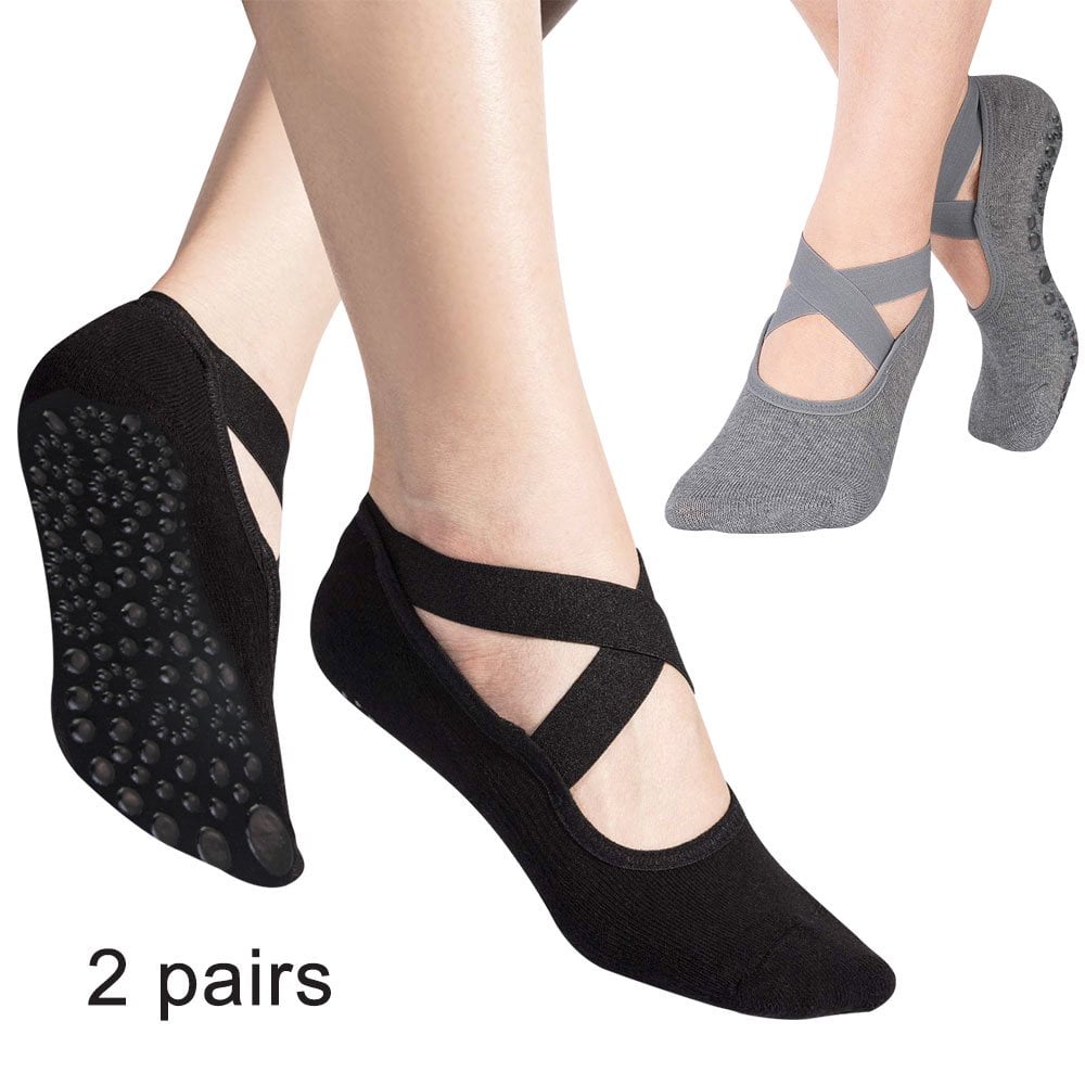 Click here for Generic 2 Pairs Yoga Socks For Women Non-Slip Grip... prices