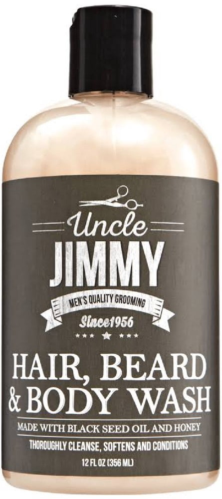 Uncle Jimmy Hair, Beard & Body Wash 12 oz - Walmart.com