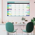 2026 Full Year Calendar Featuring Detachable Sticker Clear Labels ...