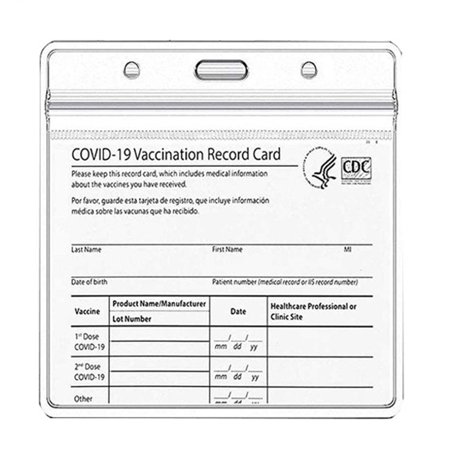 LSFY Scratchproof Vaccine Card Holder CDC Vaccination Card Protector ...