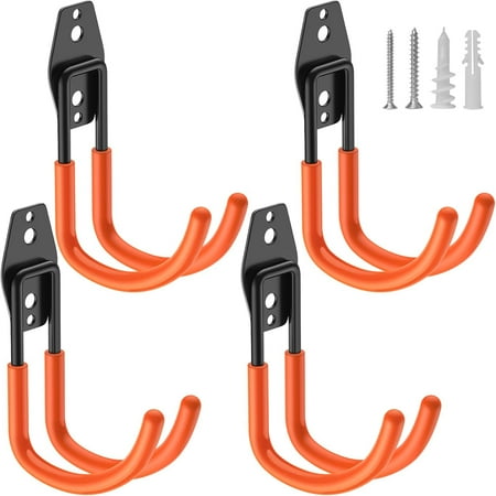 UPC 781273913814 - Heavy Duty Garage Hooks 4 Pack J Shaped Hanger Wall ...