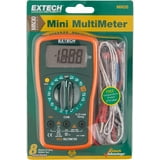 Extech Digital Manual Ranging Multimeter, AC & DC Voltage to 600V, DC ...
