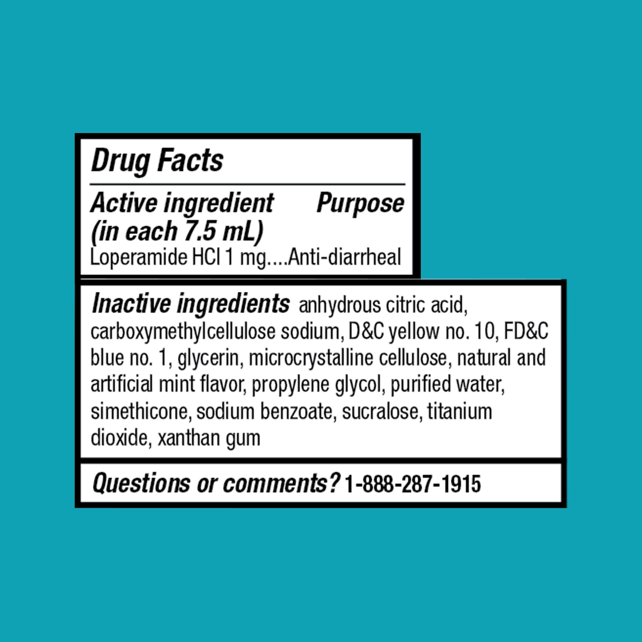 Brandclub - Equate Anti-Diarrheal Loperamide Hydrochloride, Mint Flavor ...