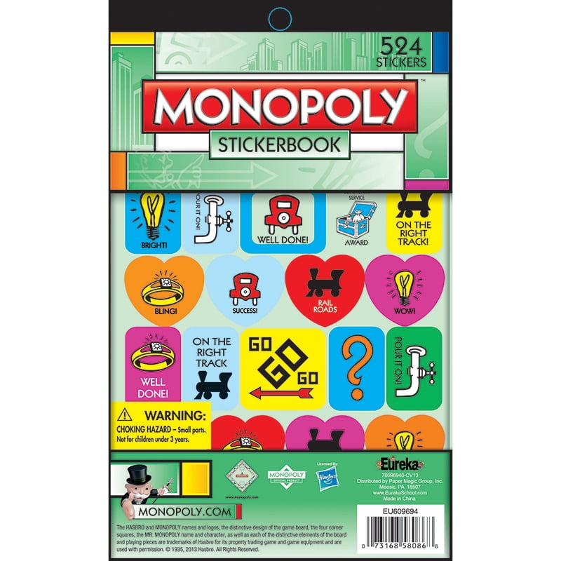 MONOPOLY STICKERBOOK - Walmart.com