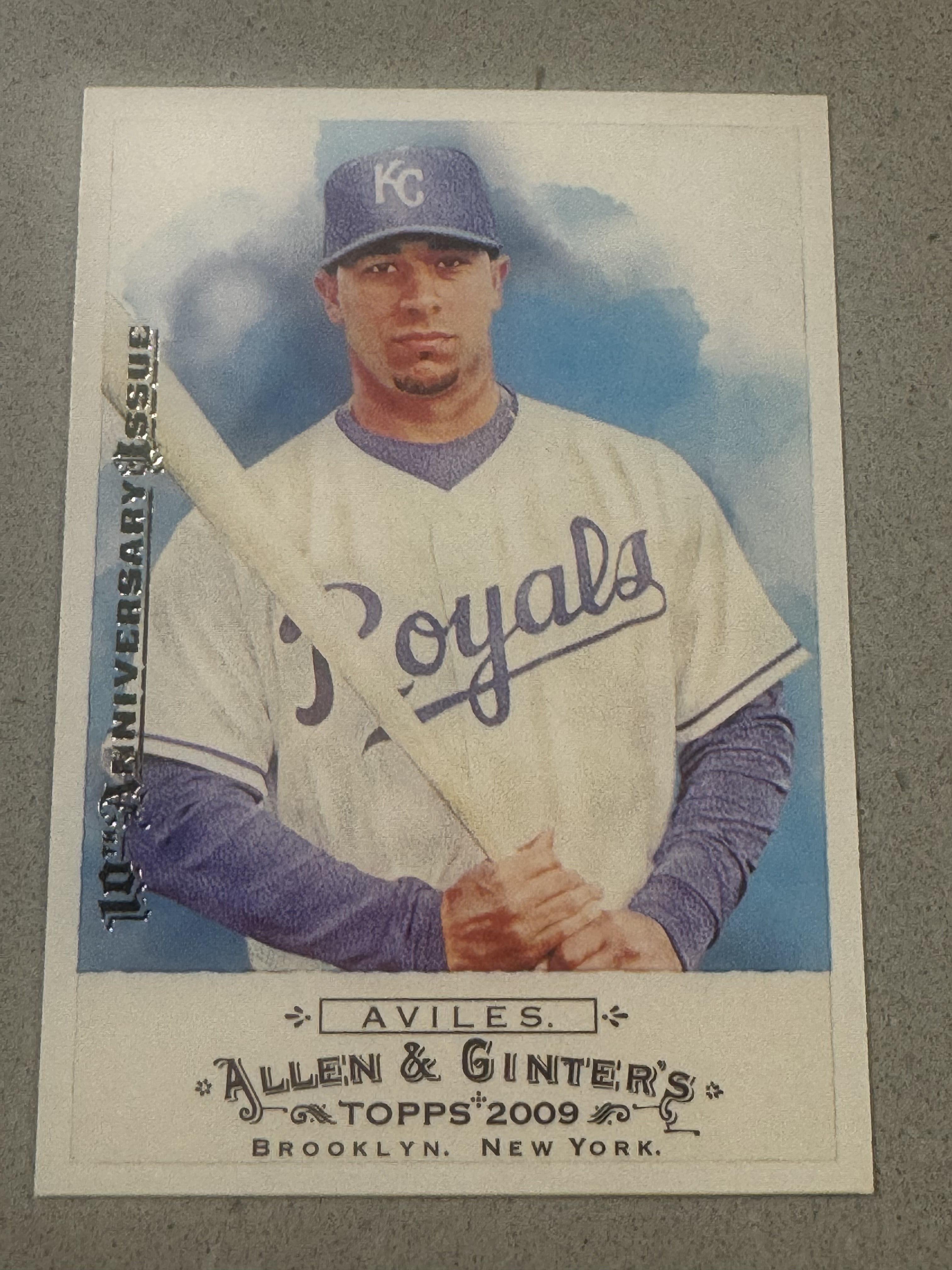 2009 2015 Topps Allen & Ginter's Mike Aviles #283 10th Anniversary ...