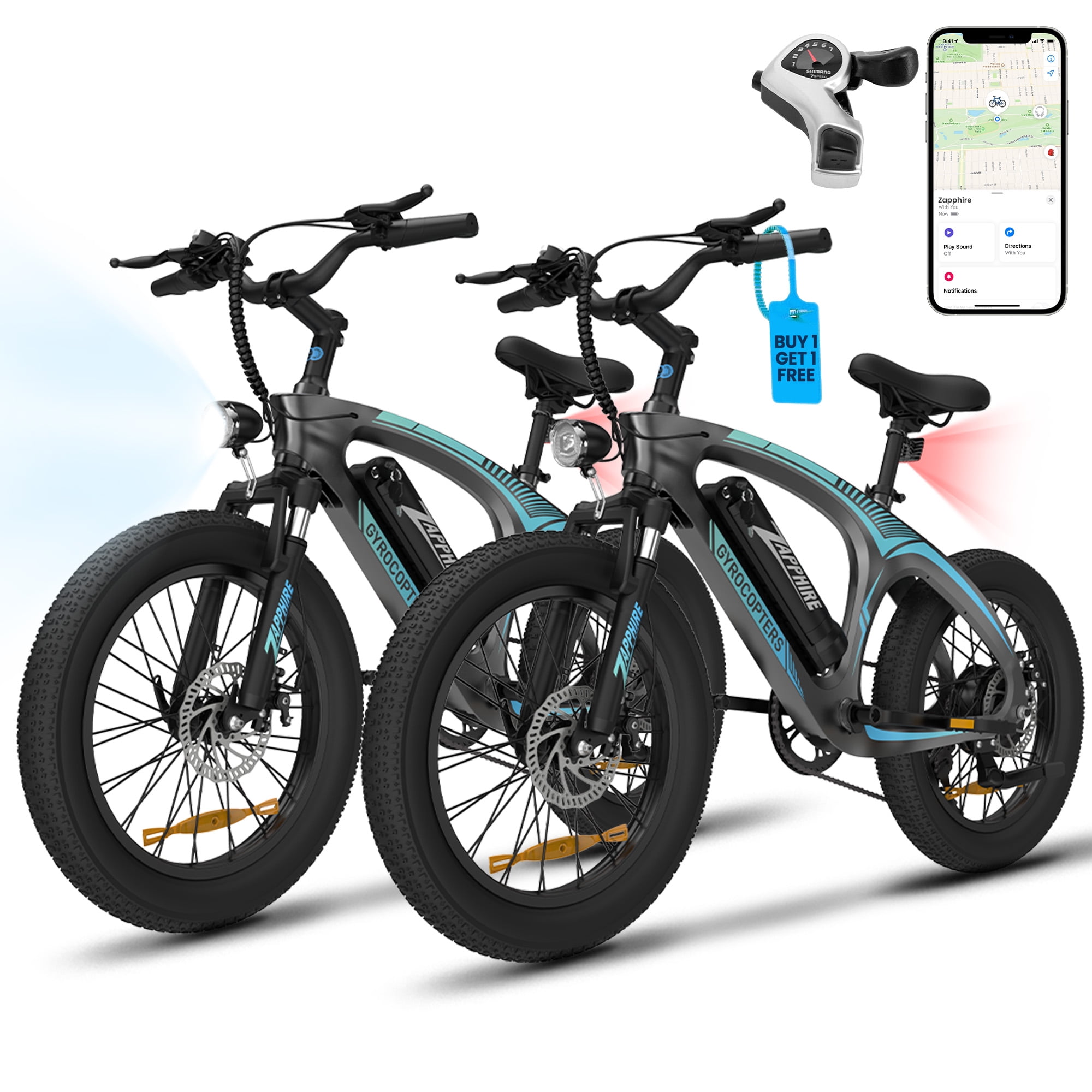 Click here for (Buy 1 Get 1 ) Gyrocopters Zapphire Mountain E-Bik... prices